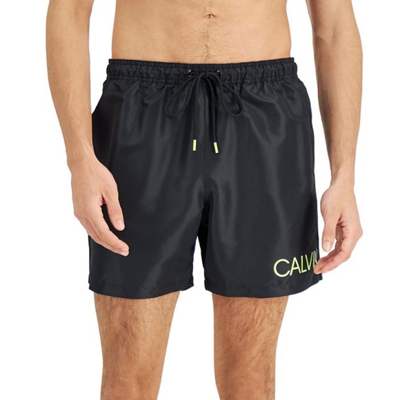 Calvin Klein | Swim | Calvin Klein Mens Quickdry Upf 5 Logoprint 7 Swim ...